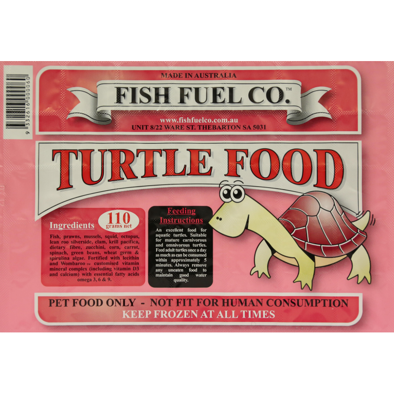 Fish Fuel Co. Frozen Turtle Food 110g – Nature Pets & Aquariums