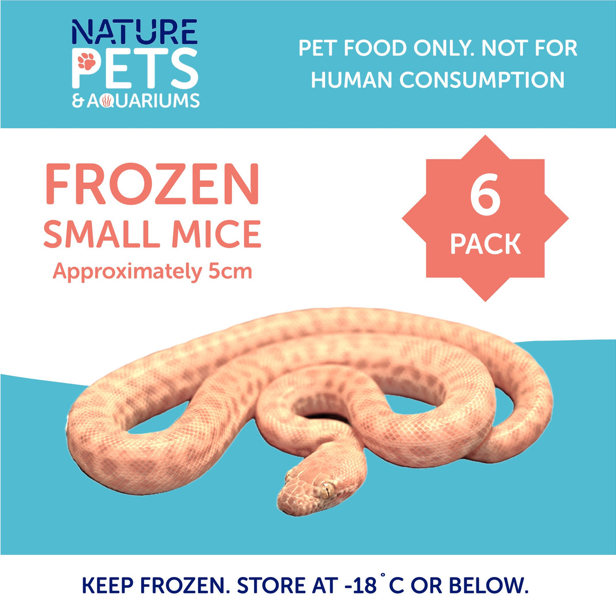 Frozen Small Mice 6pk – Nature Pets & Aquariums