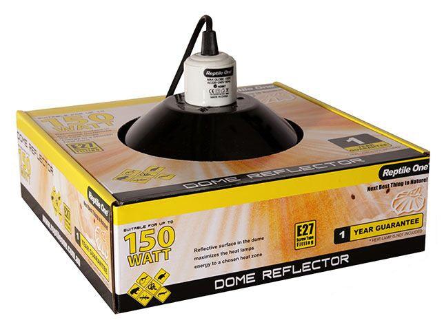 Reptile One Dome Reflector Ceramic Suit Up To 150w - 26.5cm – Nature ...