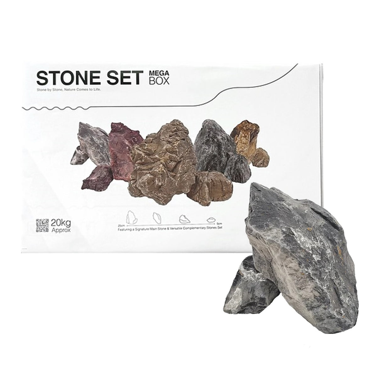 WIO - Black Venom Stone - Mega Box Set 22kg – Nature Pets & Aquariums