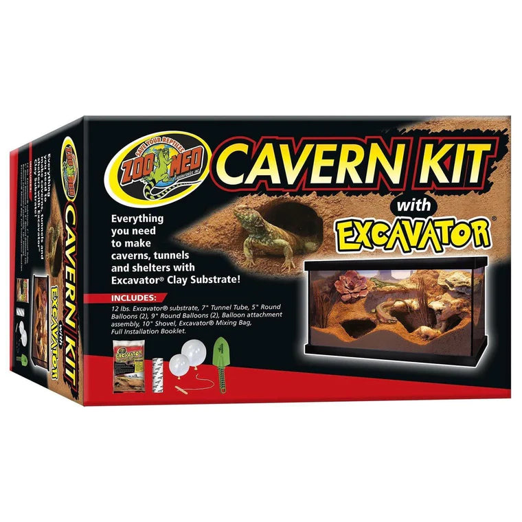 Zoo Med Box Cavern Kit with Excavator 12lb – Nature Pets & Aquariums
